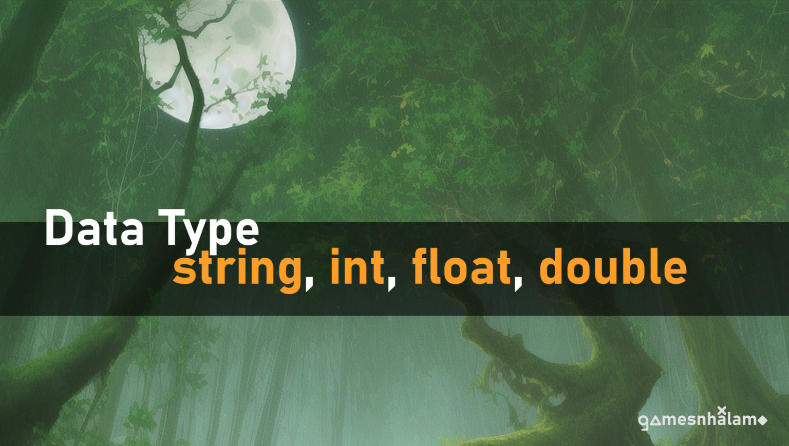 Game Maker Adventure Chương 004 Data Type String Int Float